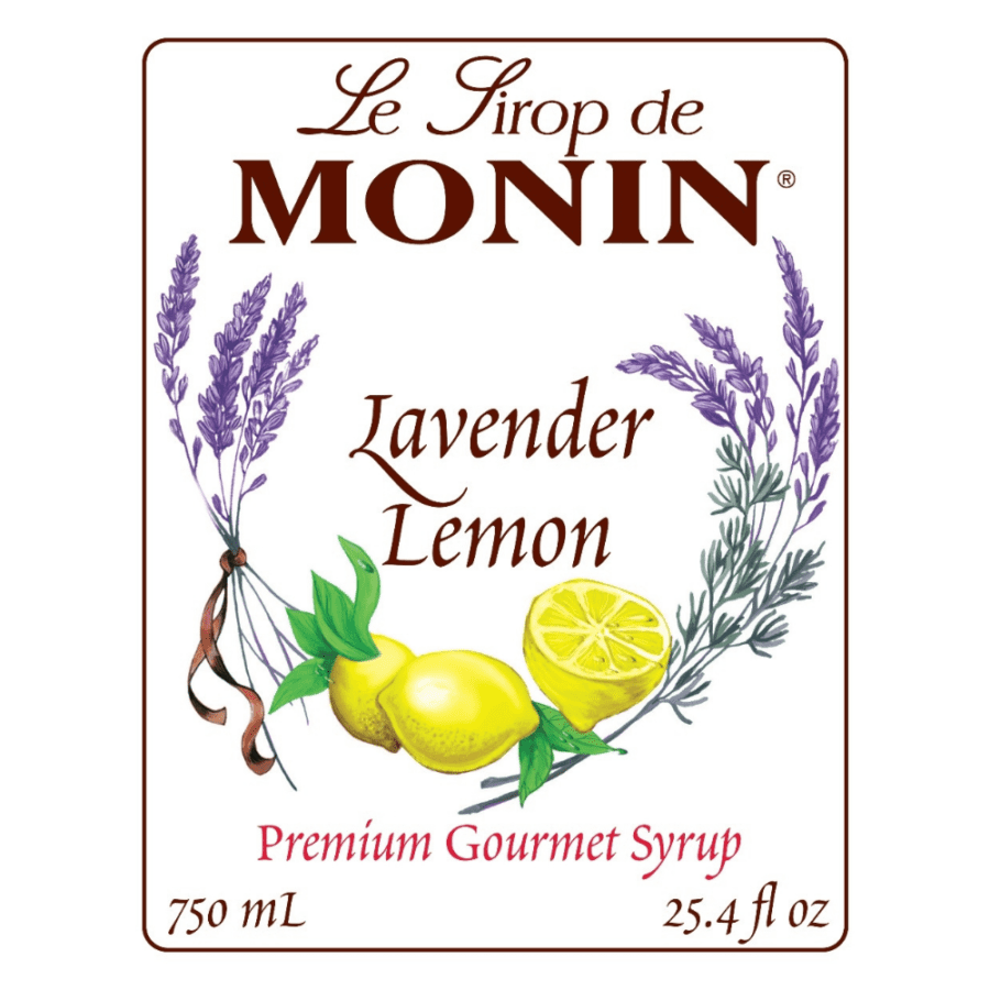 Sirope de Lavanda Limon (Lavender Lemon) 750 ML. MONIN - The Coffee Break