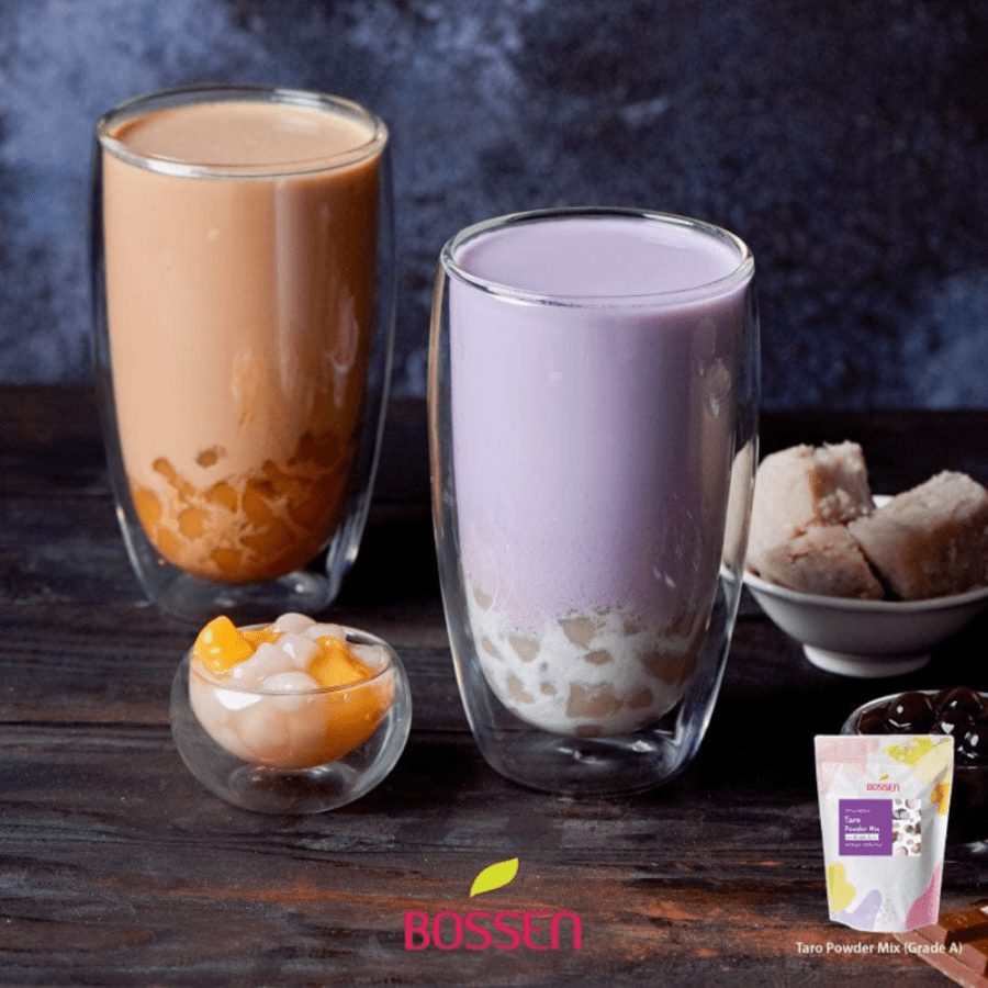 Base en polvo All in One Sabor TARO 1 KG. BOSSEN - The Coffee Break